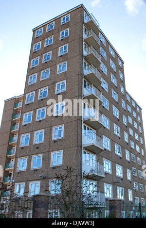 Highways a 10 storey T-plan tower block on York Road, Gipton, Leeds ...