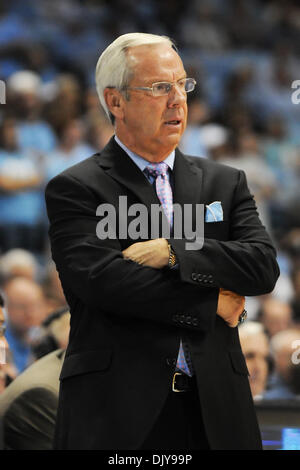 North Carolina-Asheville head coach Mike Morrell instructs his team ...