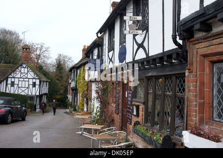 The Square at Chilham, a historical village in Kent, England Stock ...
