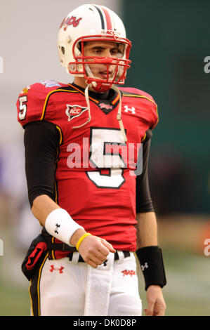 Dec. 29, 2010 - Washington, DC, U.S - Maryland PK Travis Baltz (#35 ...