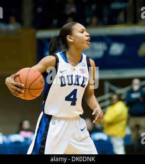 Dec. 30, 2010 - Durham, North Carolina, U.S - Duke guard Jasmine Thomas ...