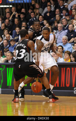 Villanova guard Corey Stokes #24 shoots while being guarded by Seton ...