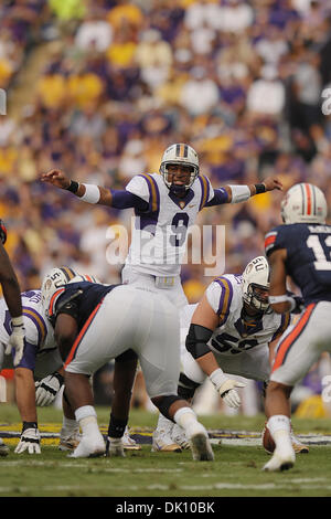 LSU line of scrimmage during an NCAA college football game against ...