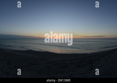 Sunset at Turtle Beach, Siesta Key, Florida Stock Photo - Alamy