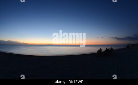 Sunset at Turtle Beach, Siesta Key, Florida Stock Photo - Alamy
