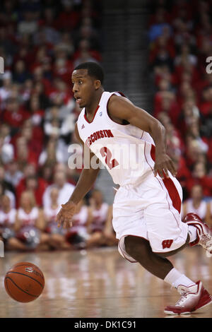 Jan. 20, 2011 - Madison, Wisconsin, U.S - Wisconsin guard Jordan Taylor ...