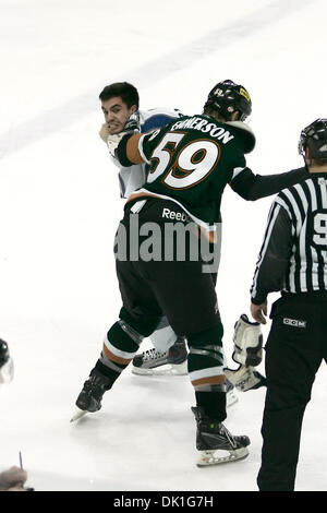 Jan. 22, 2011 - Boise, Idaho, U.S. - Idaho Steelheads center Tristan ...