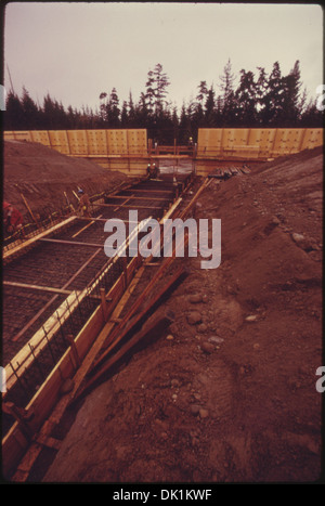 Construction at the Bangor Annex for the Trident Submarine Base ...