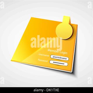 Mail symbol icon - yellow gradient outline with rounded corners ...