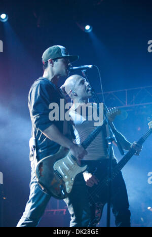 Bret Bollinger of Pepper performs on stage during the Vans Warped Tour ...