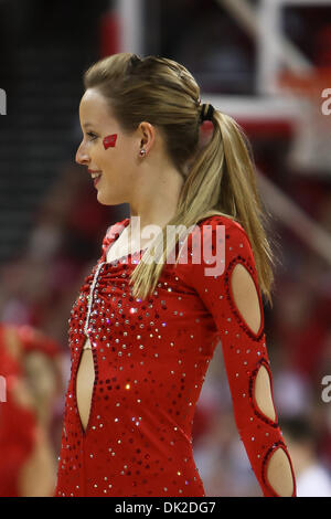 Wisconsin Badgers dance team performs during a Big Ten Conference NCAA ...