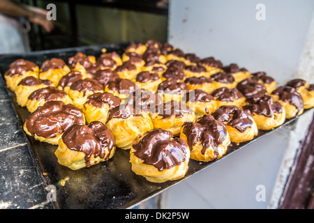 pan of freshly baked Moroccan beignet in Fez Stock Photo - Alamy