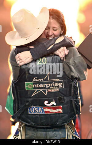 Feb. 19, 2011 - Arlington, Texas, US - Professional Bull Riders compete ...
