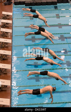 Feb. 23, 2011 - Cleveland, Ohio, U.S - Cleveland State diver Kacey ...