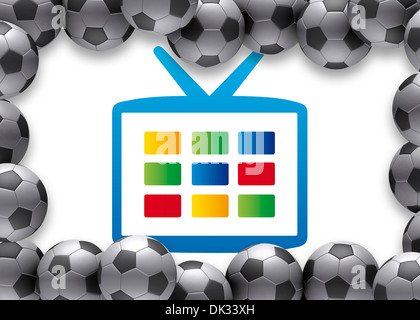 Google TV logo symbol icon flag emenblem Stock Photo - Alamy