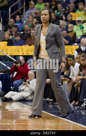 Feb. 26, 2011 - South Bend, Indiana, U.S - Notre Dame student section ...