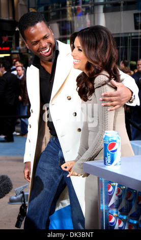 AJ Calloway and Eva Longoria promotes Pepsi's Next Drink It To Believe ...
