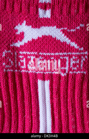 Slazenger logo on pair of sports socks Stock Photo - Alamy