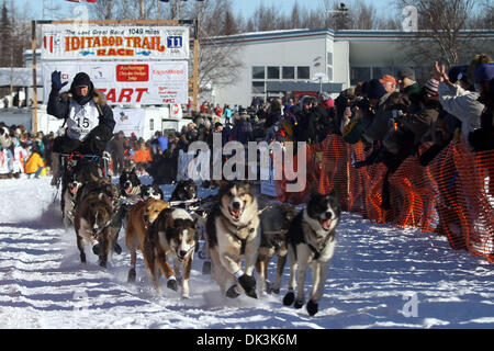 Mar 06, 2011 - Willow, Alaska, U.S. - Five-time Iditarod champion RICK ...