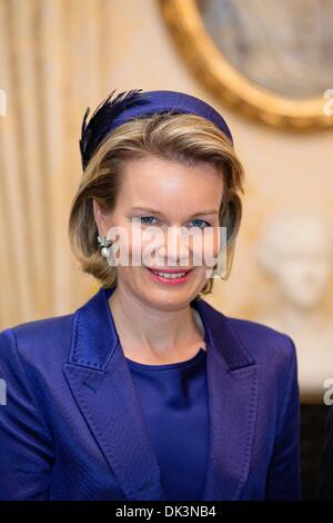 Luxembourg. 2nd December 2013. Queen Mathilde of Belgium at the Grand ...