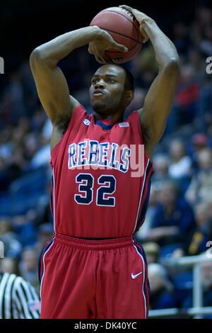 Mar. 16, 2011 - Berkeley, California, U.S - Mississippi Rebels forward ...