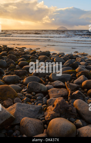View on the cost with ocean and rocks Stock Photo - Alamy