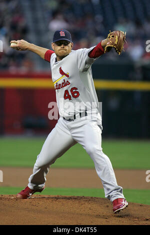St. Louis Cardinals pitcher Kyle Leahy (62) prepares for the game ...