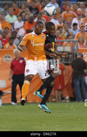 Corey Ashe (#26) Midfielder for the Houston Dynamo concentrates on ...