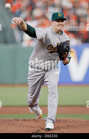 San Francisco Giants pitcher Trevor McDonald during a baseball game ...