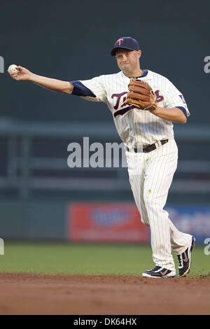 Minnesota Twins second baseman Michael Helman (92) during an MLB Spring ...