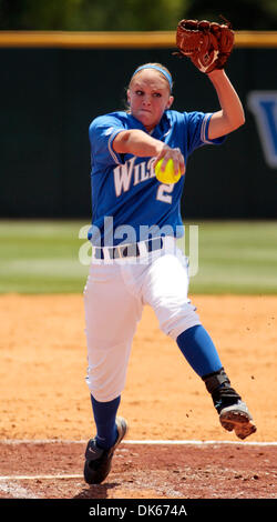 May 28, 2011 - Lexington, Ky., US - Megan Aull caught a ground ball hit ...