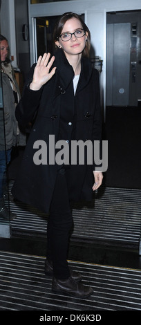 Emma Watson outside the BBC Radio 1 studios London, England - 26.09.12 ...