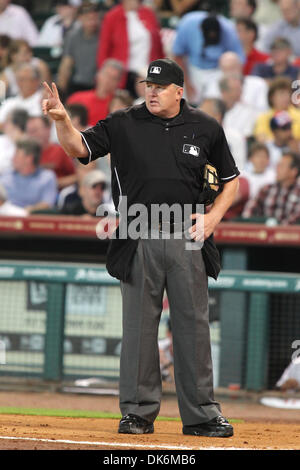 Home plate umpire Bill Miller (26) in action during a baseball game ...