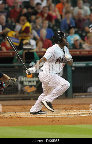 Atlanta Braves outfielder Michael Bourn laughs during spring training ...