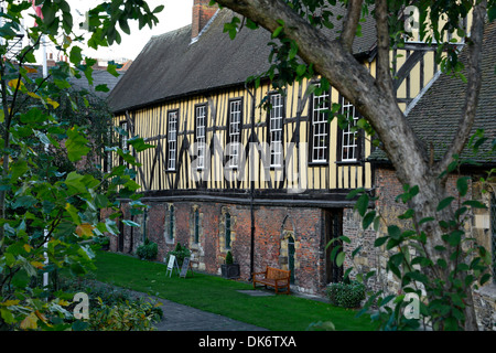 York Merchant Adventurers Hall Guildhall interior coat of arms Stock ...