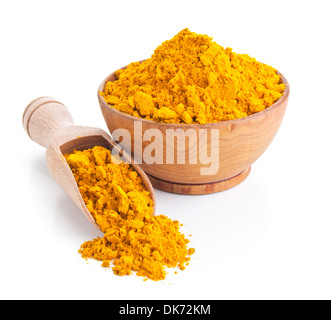 turmeric isolated on white background Stock Photo - Alamy