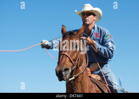 June 12, 2011 - Livermore, California, U.S - Barrel racer Stephanie ...