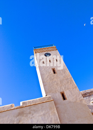 Clock tower Essouira, Morocco Stock Photo - Alamy