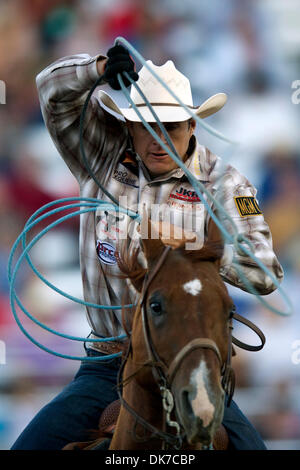 June 19, 2011 - Reno, Nevada, U.S - Dirk Tavenner of Rigby, ID competes ...