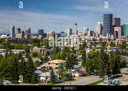 City skyline of downtown Calgary, Alberta, Canada Stock Photo - Alamy