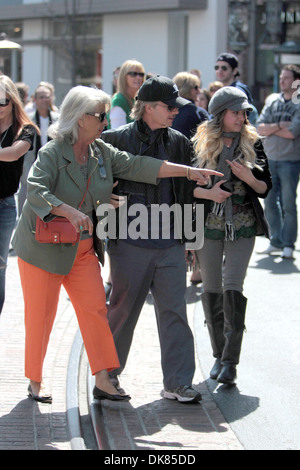 David Spade and his Mother Judy Todd his daughter Harper Spade and his ...