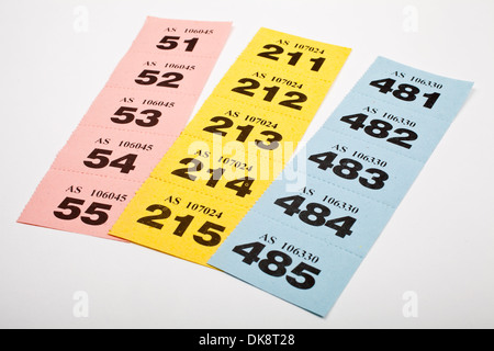 A raffle ticket Stock Photo - Alamy
