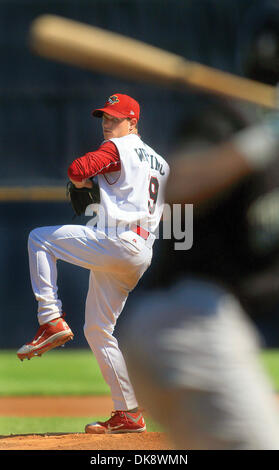 July 31, 2011 - Davenport, Iowa, U.S. - River Bandits shortstop Packy ...