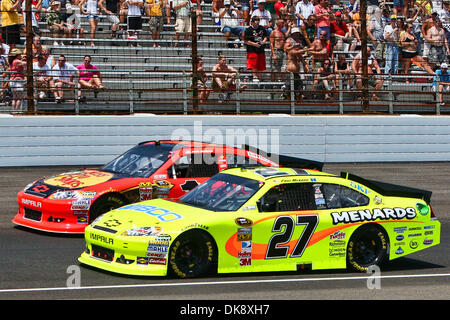 Paul Menard during the Brickyard 400 on July 31, 2011 at Indianapolis ...