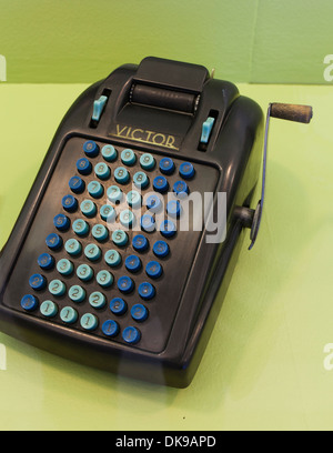 An antique Victor adding machine Stock Photo - Alamy