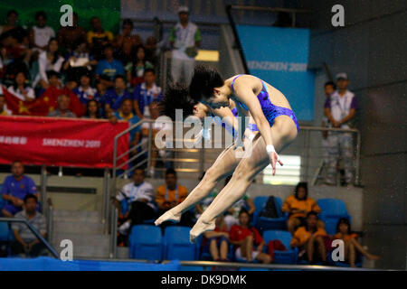 China's Chen Ruolin and Wang Xin dive to clinch the gold medal of the ...