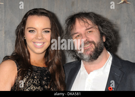 Peter Jackson with his daughter Katie Jackson The Hobbit: An Stock ...