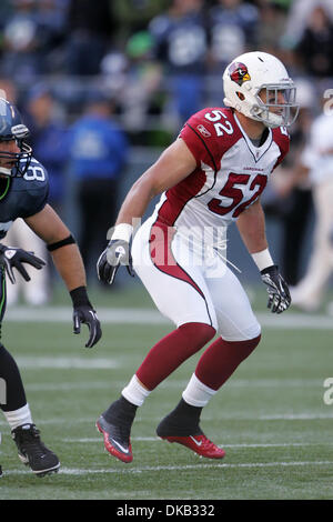 Sept. 26, 2011 - Seattle, Washington, U.S - Arizona Cardinals players ...