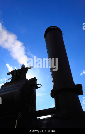 Funnel and centrifugal governor on a traction engine Stock Photo - Alamy