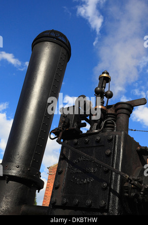 Funnel and centrifugal governor on a traction engine Stock Photo - Alamy